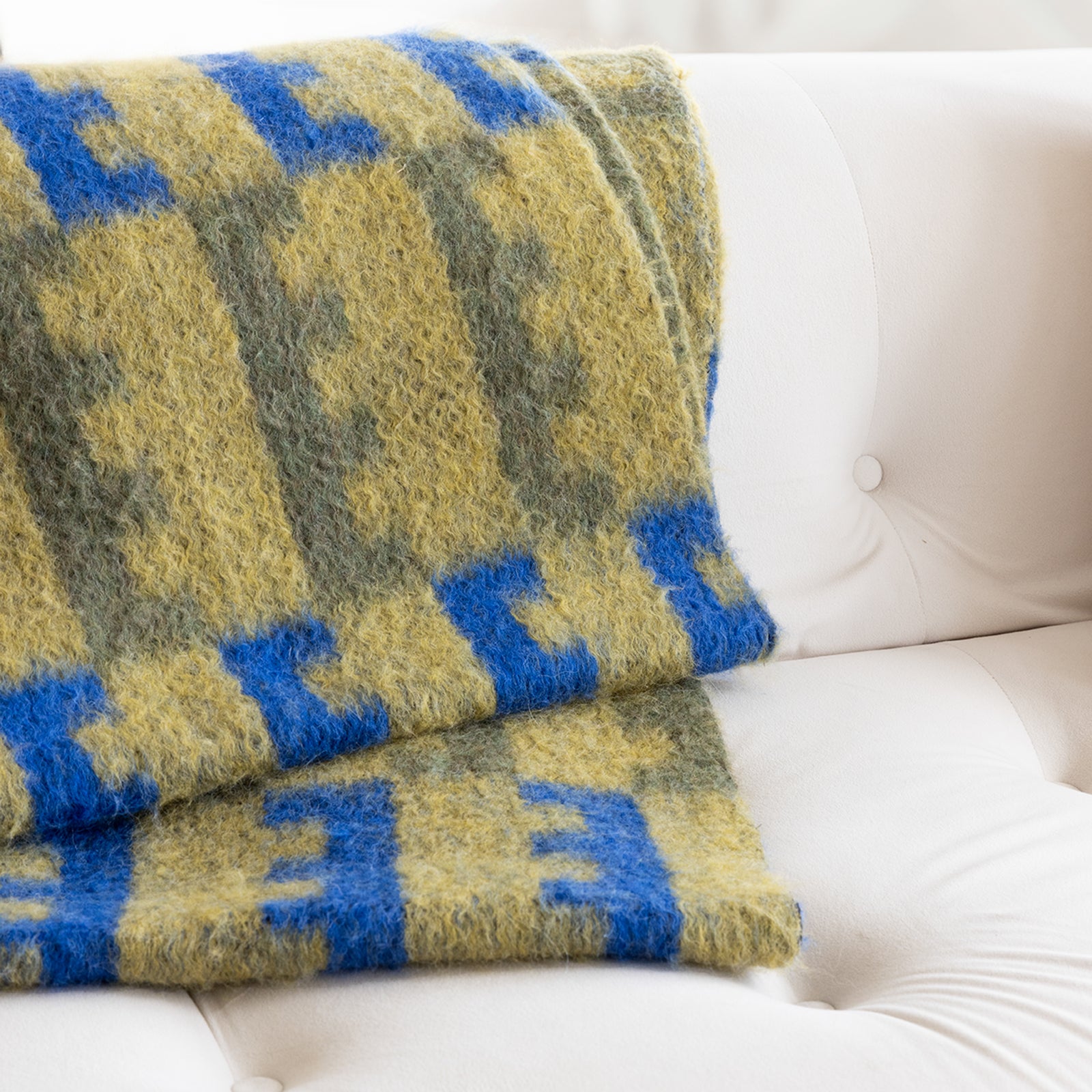 Blue & Green Music Throw – Block Shop