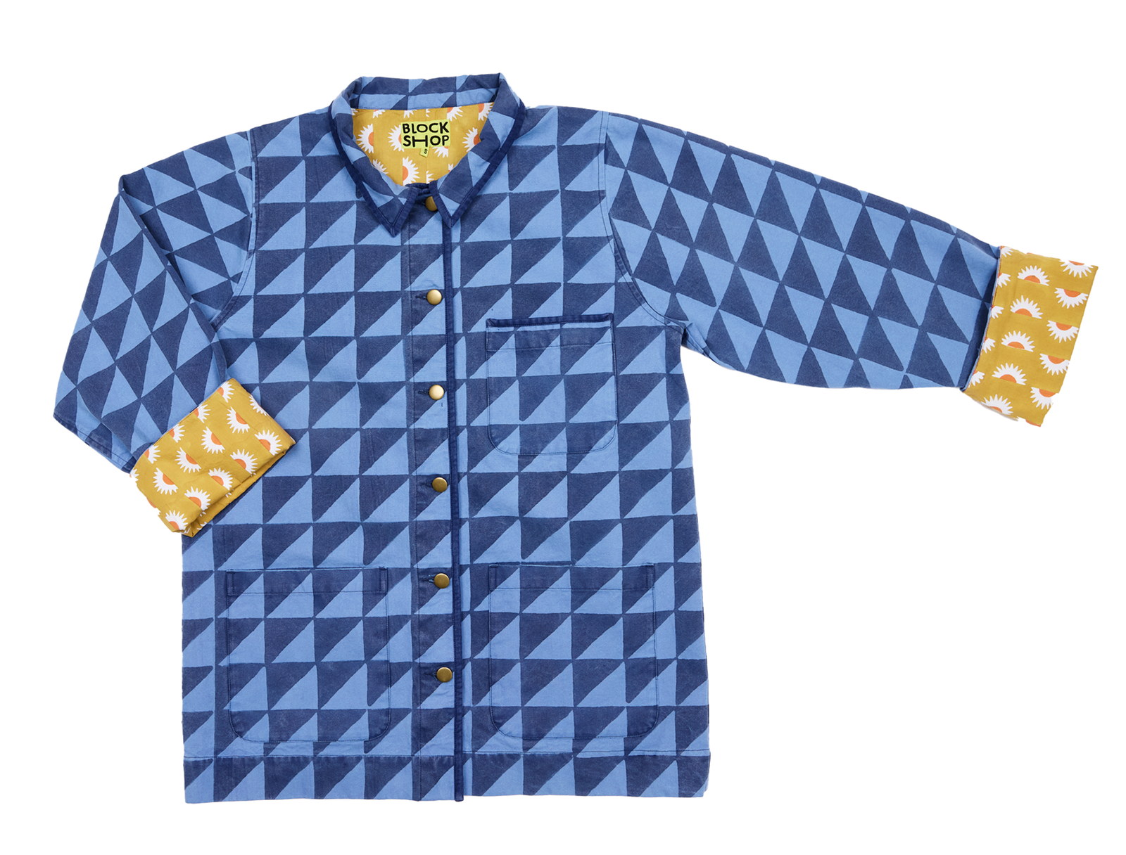 Canyon Jacket | Lapis Check – Block Shop