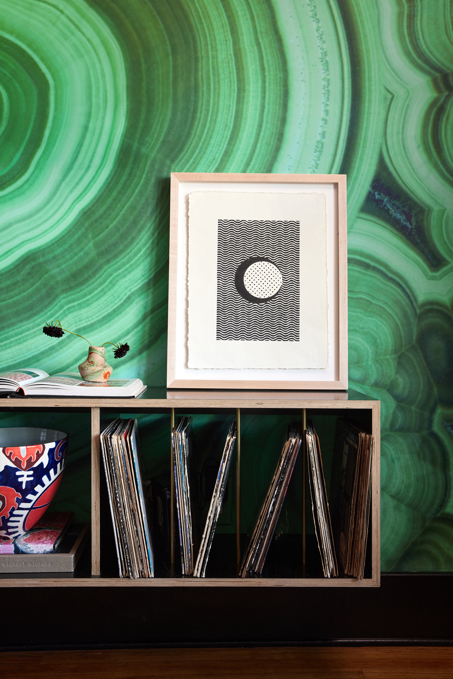 Waning Crescent | Woodblock Print – Block Shop