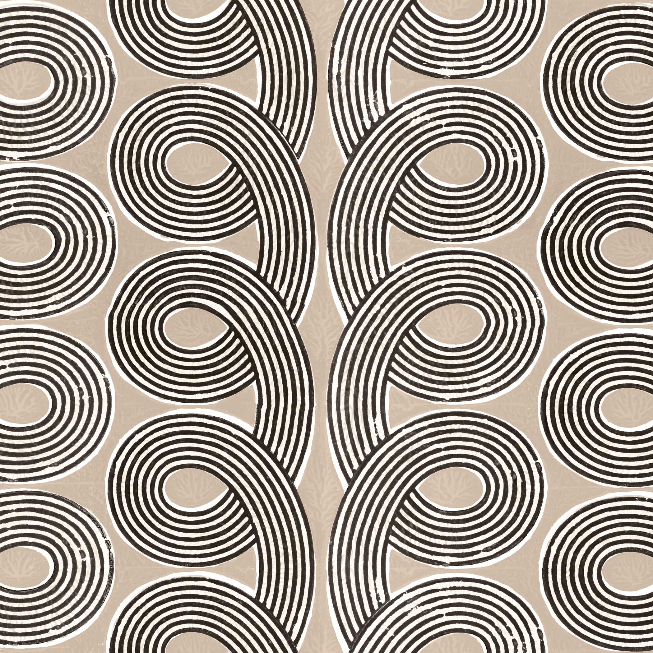 Loops Wallpaper Sample | Licorice – Block Shop
