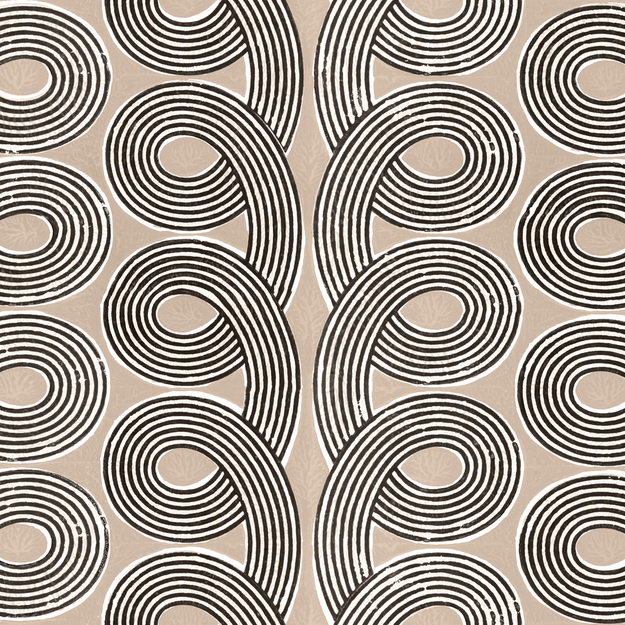 Loops Wallpaper | Licorice – Block Shop