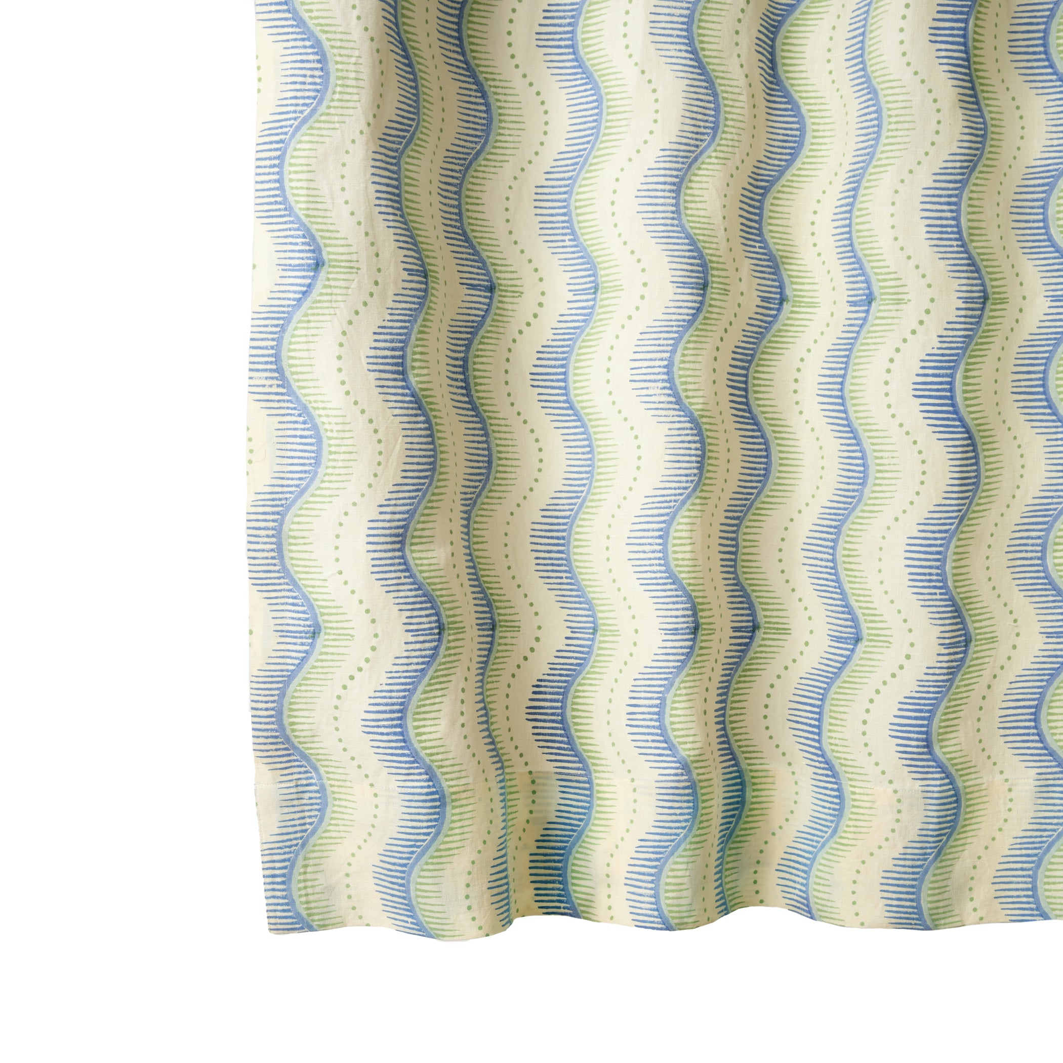 Little Zipper Curtain | Aqua – Block Shop