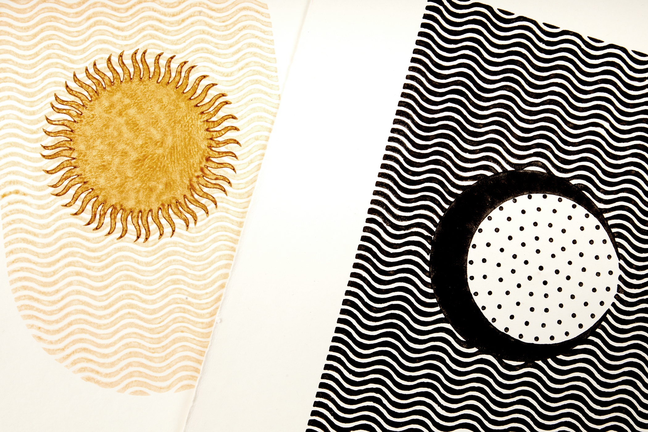 Waning Crescent | Woodblock Print – Block Shop