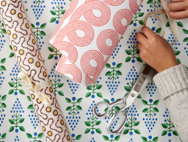 Sundial Wrapping Paper | Burgundy – Block Shop