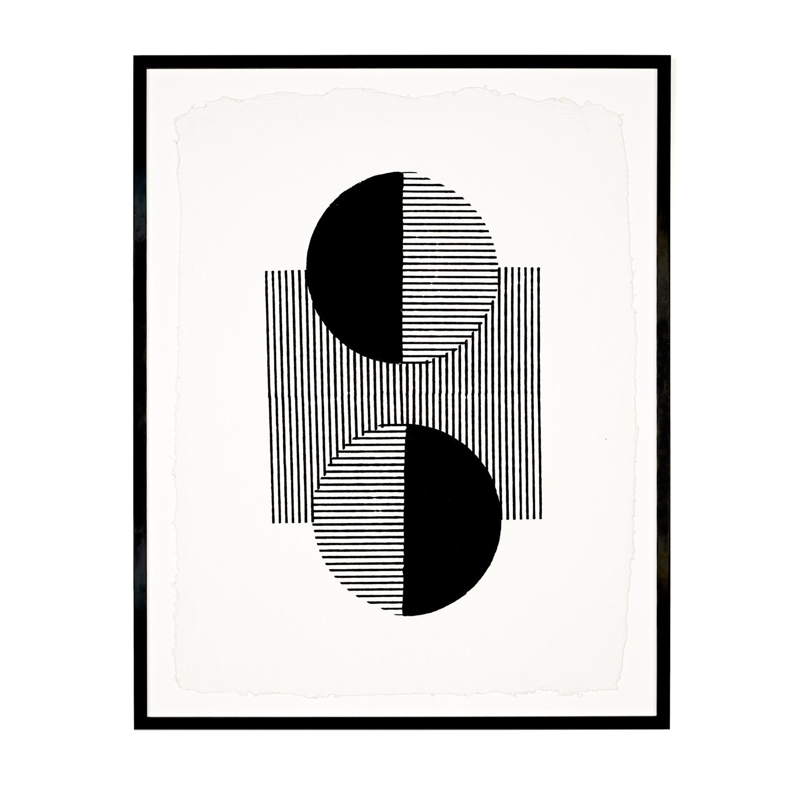 Eclipse | Black | Woodblock Print – Block Shop
