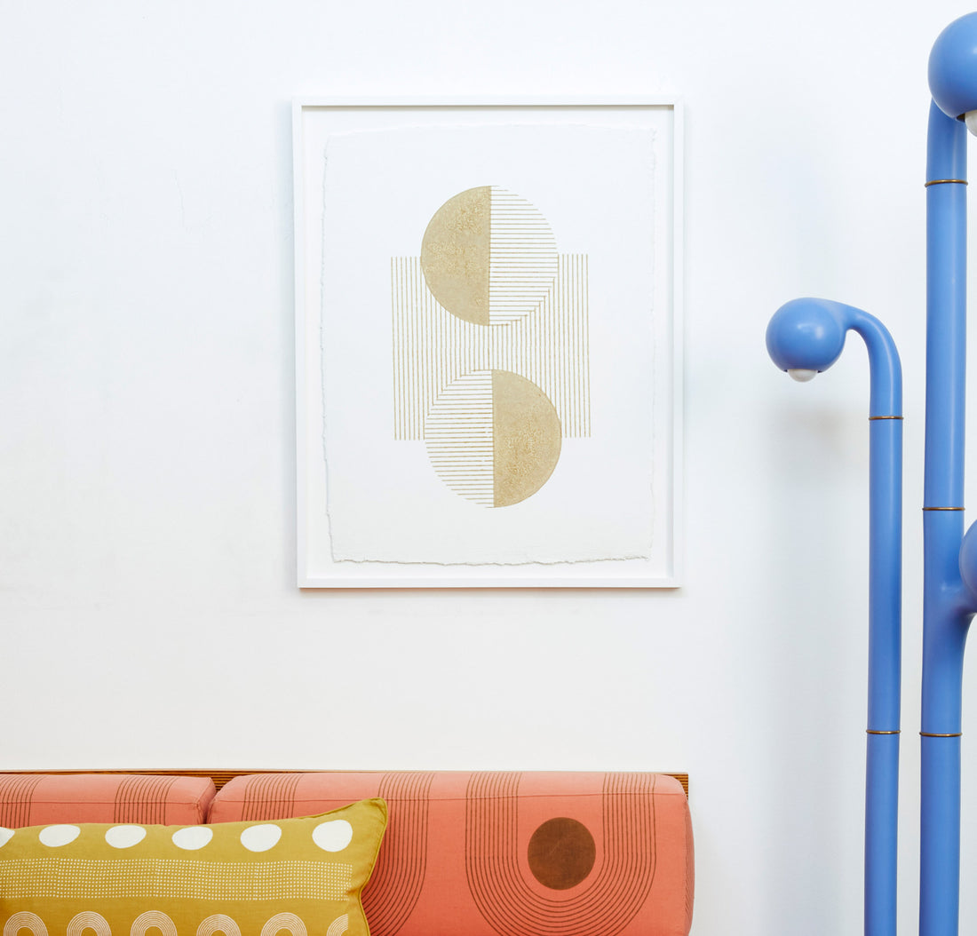 Eclipse | Sand | Woodblock Print – Block Shop