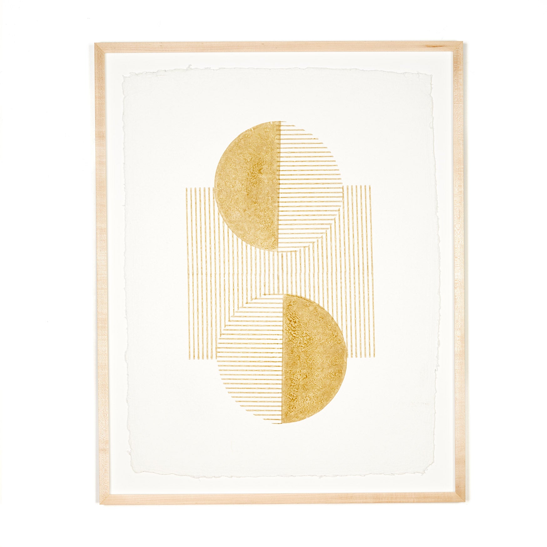 Eclipse | Sand | Woodblock Print – Block Shop