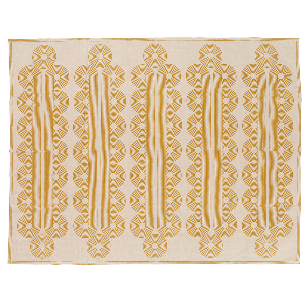 Poiret Tablecloth | Ochre – Block Shop