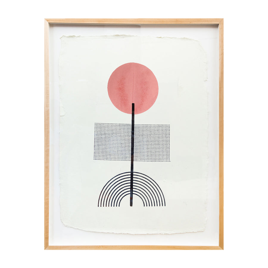 Mr. People Person | Rose | Woodblock Print – Block Shop
